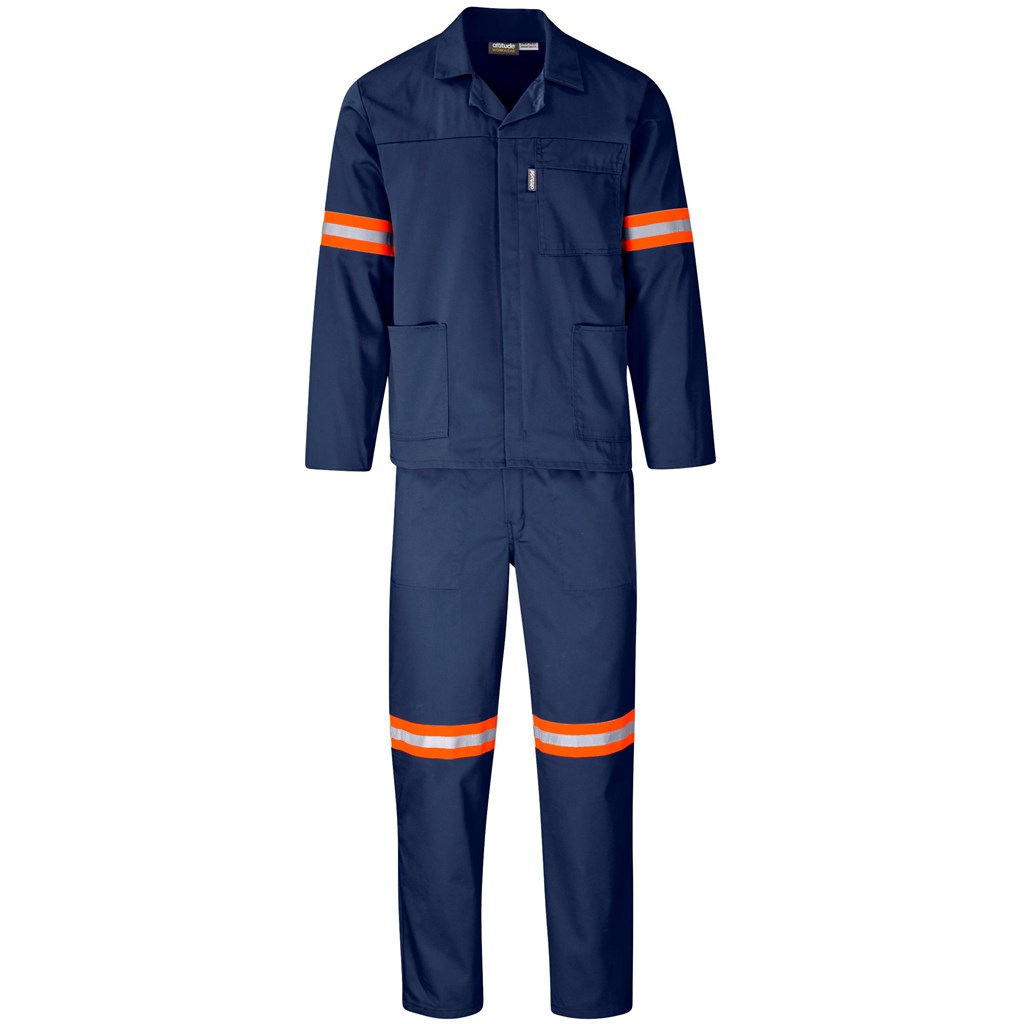 Trade Polycotton Conti Suit – Reflective Arms & Legs – Orange Tape ...