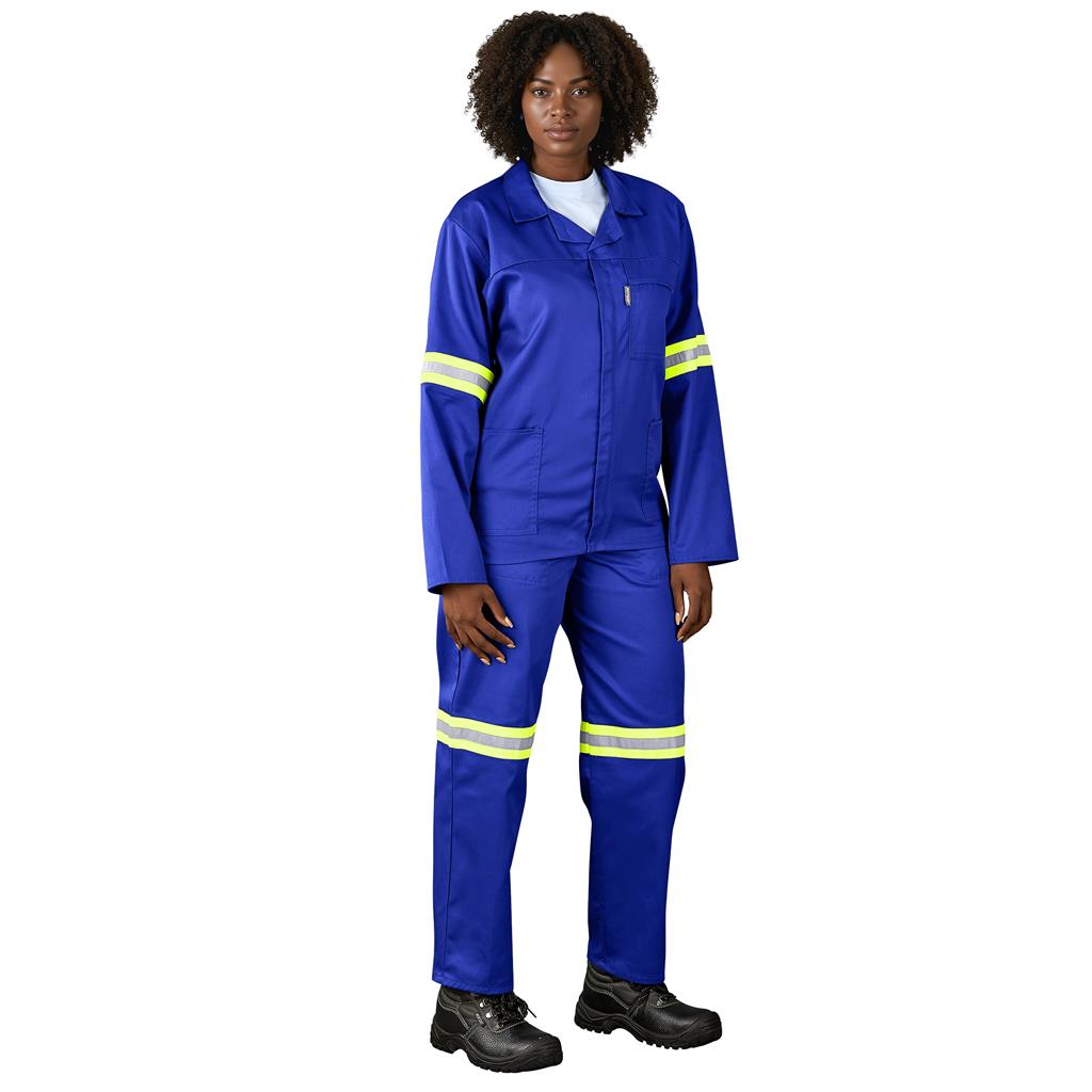 Trade Polycotton Conti Suit – Reflective Arms & Legs – Yellow Taped ...