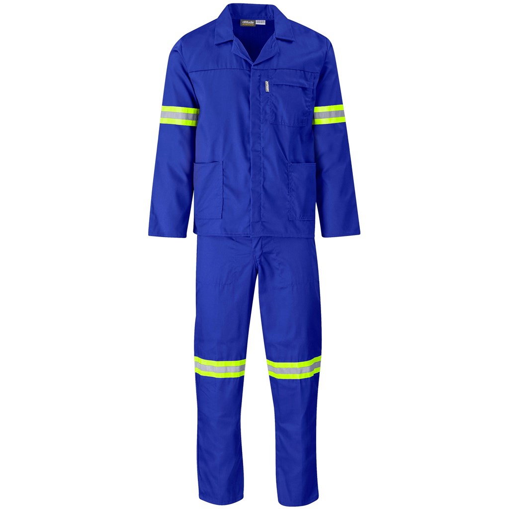 Trade Polycotton Conti Suit – Reflective Arms & Legs – Yellow Taped ...